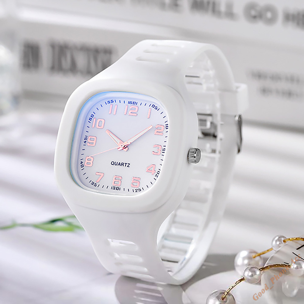 Quartz Watch Ins Relo Square Korean Fashion Women's Lady's Waterproof ...