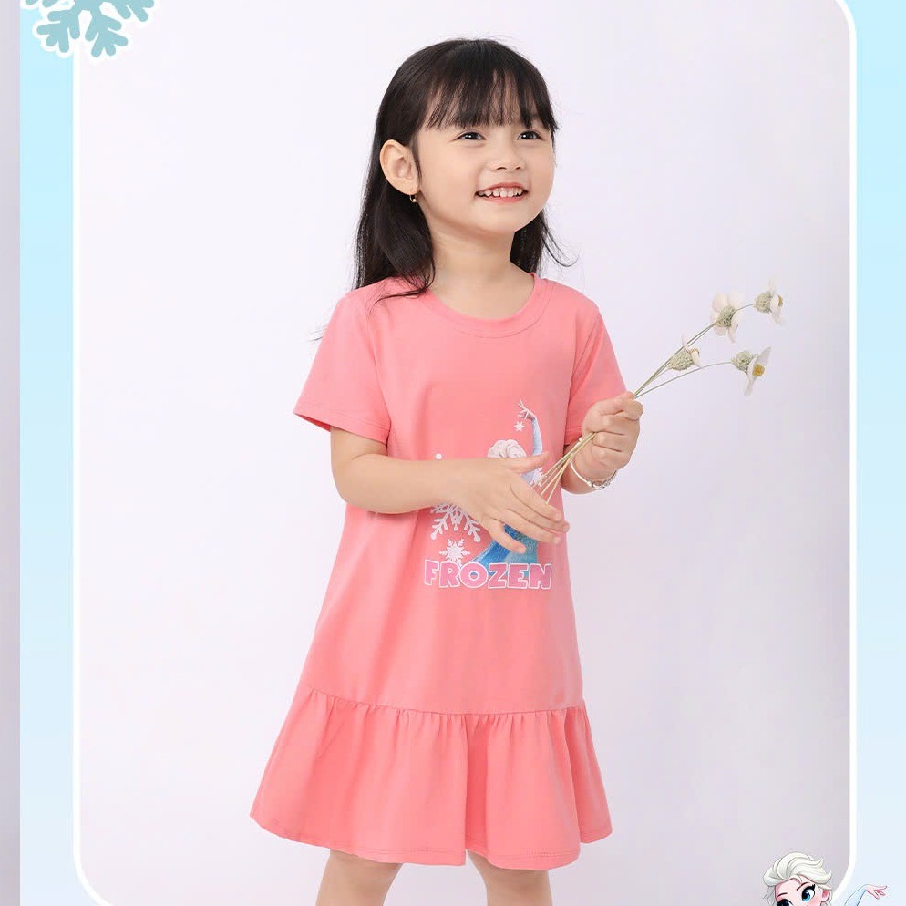 Dokma - Princess Elsa mermaid dress in soft, cool fabric for girls from ...