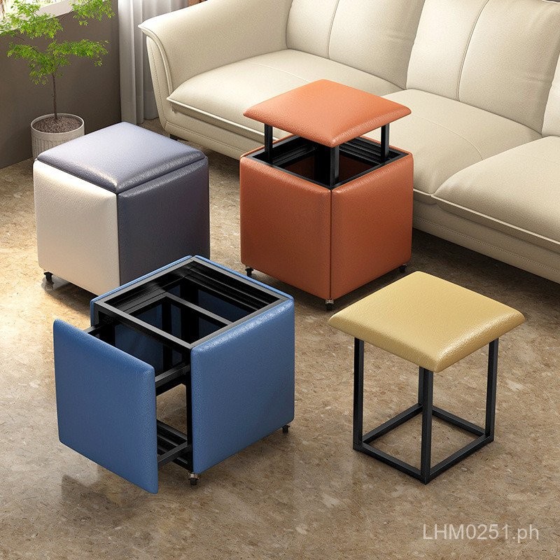 Low Stool Modern Minimalist Dining Table Stackable Storage Stool Low ...