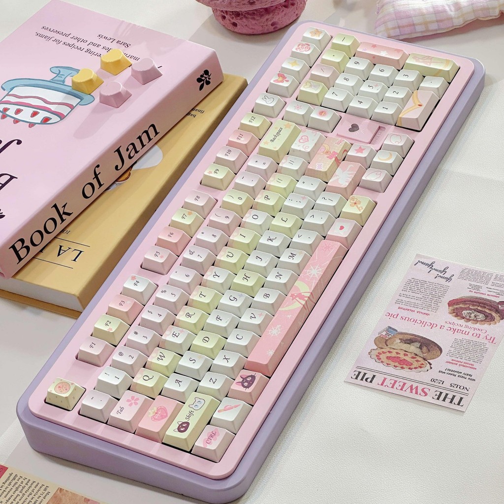 Pretty Soldier Sailor Moon Keycap Cherry Profile 130 Keys PBT Dye ...
