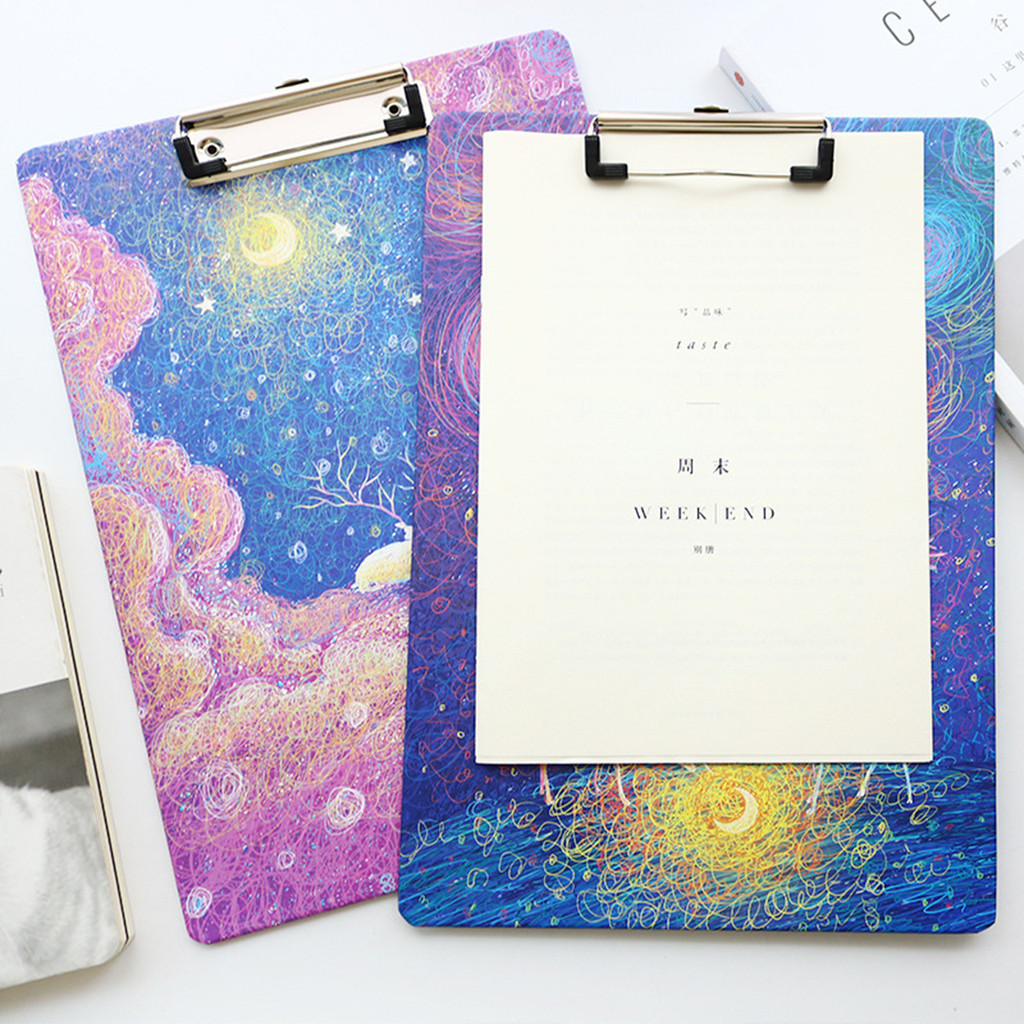 New A4 Sized File Paper Cardboard Clipboard Office Writing Board ...