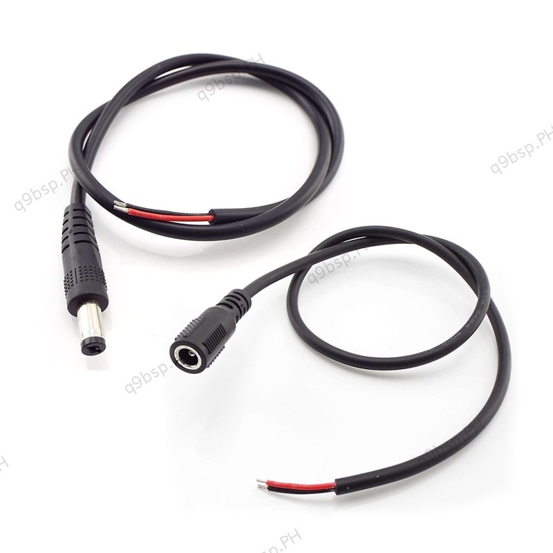 DC male Power Pigtail Cable 5.5x2.1mm Male Female Jack Cord DC ...