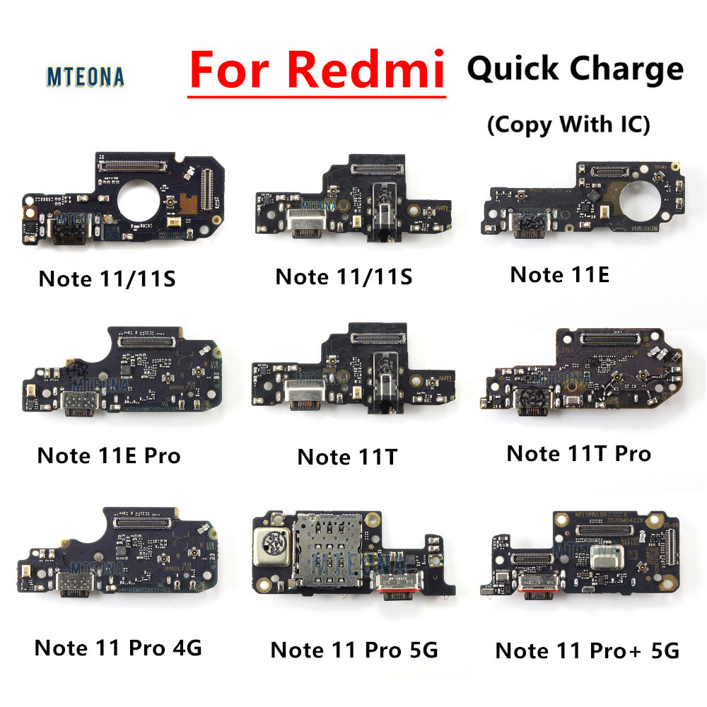 USB Charging Port Board Flex Cable Connector For Xiaomi Redmi Note 11 ...