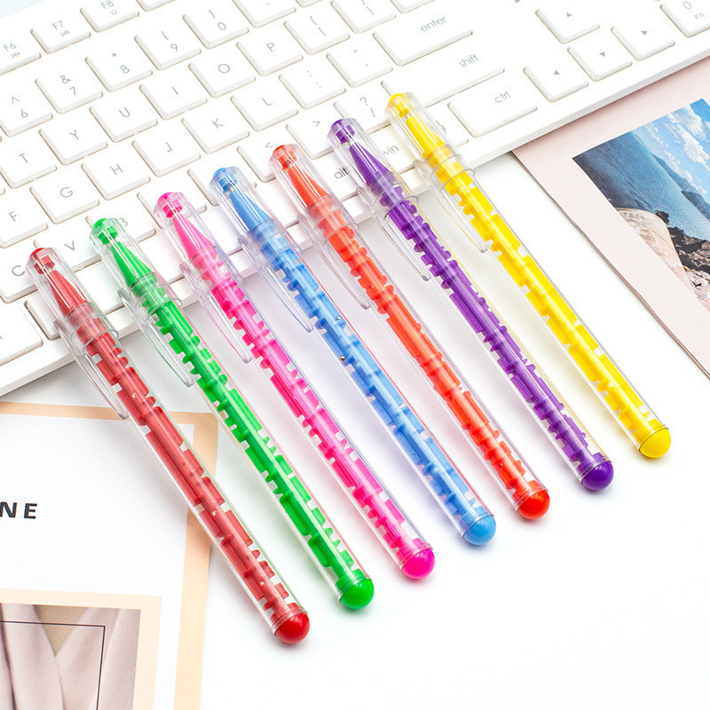 Maze Pen Creative Office Stationery Funny Puzzle Pen Maze Ball Student ...
