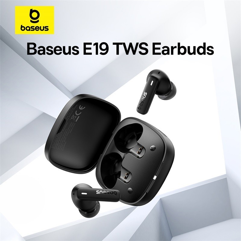Baseus Bowie E19 True Wireless Earphones 12mm Driver with Big Bass Bluetooth 5.3 33H Long Play ...