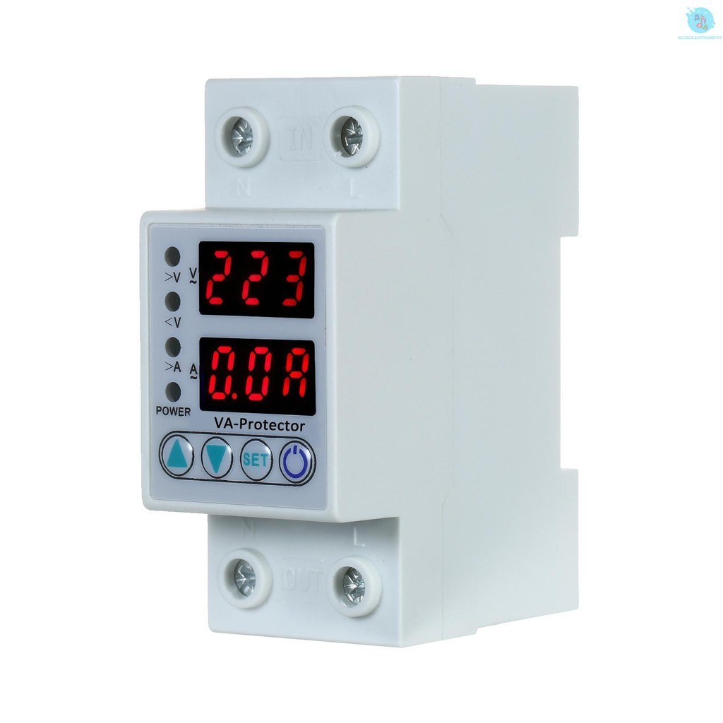 MUP 63A 220V Din Rail Adjustable Over Voltage and Under Voltage ...