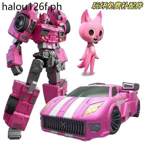Mini Agent Team X Lucy Pink Semi Mecha Transforming Robot King Kong Car ...