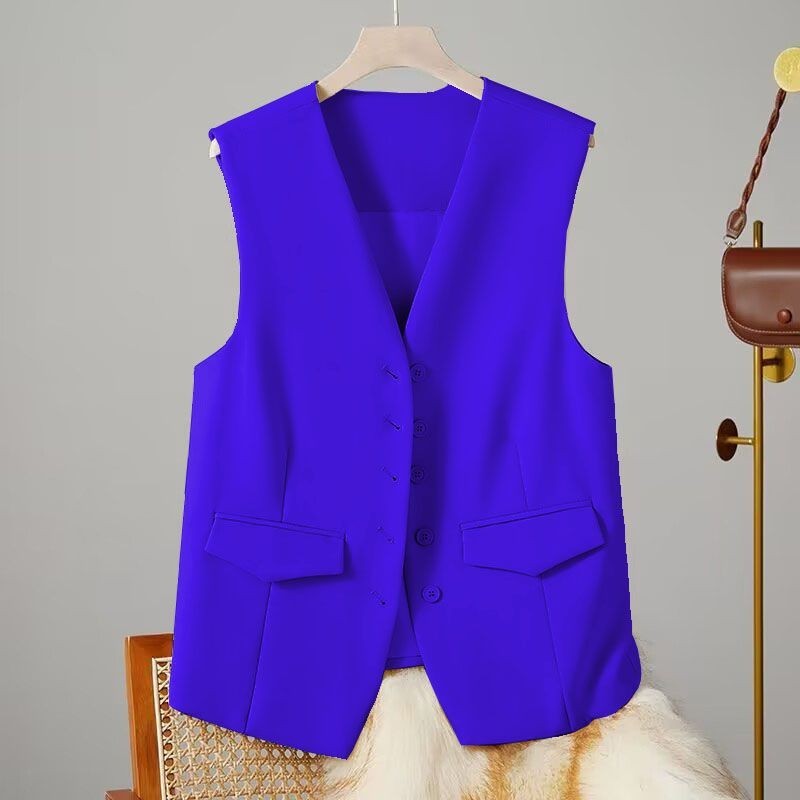 Suit Vest Small Vest Women Outer Wear Design Loose Small Short Suit ...