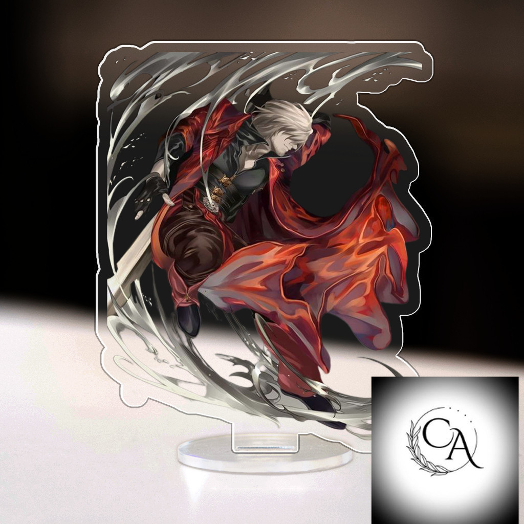 Standee, Devil May Cry Dante ANIME Keychain as a gift for friends ...