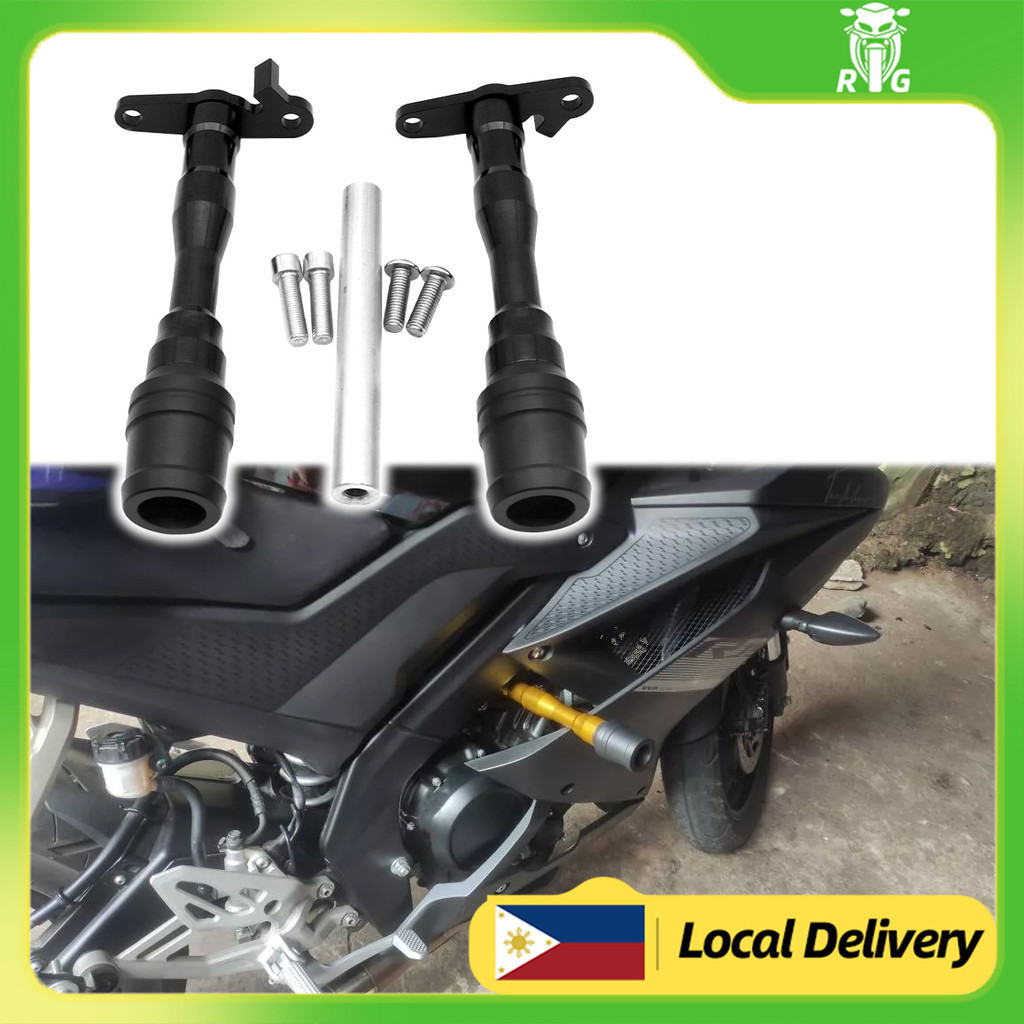 RGMOTOR For YAMAHA R15 v3 MT15 XSR155 Motorcycle Frame Slider Protector ...