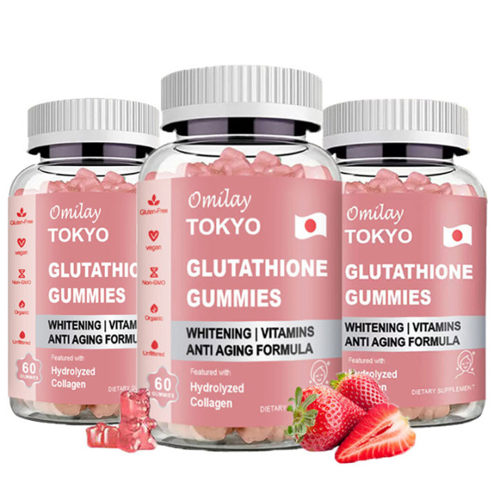 Omilay TOKYO Glutathione Gummies with Collagen and Vitamin Skin Care ...