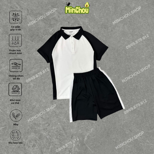Men's sporty polo set, beautiful and youthful, simple and sophisticated ...