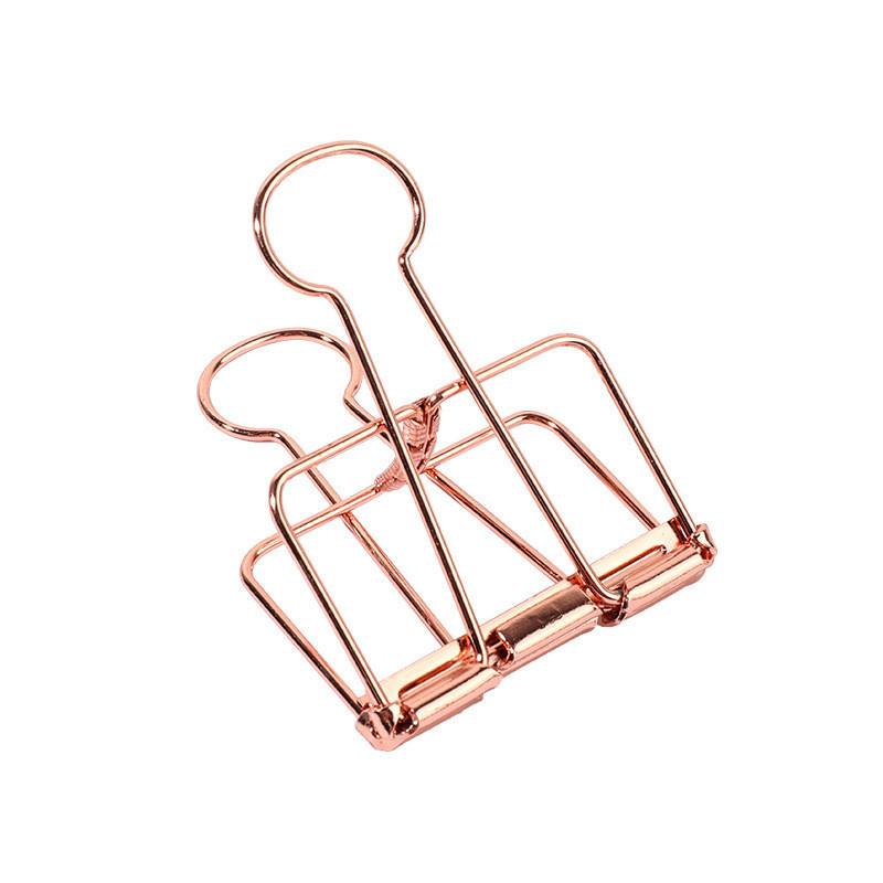 5Pcs Wire Binder Clips Cute Paper Clips Large Medium Small Office Study ...