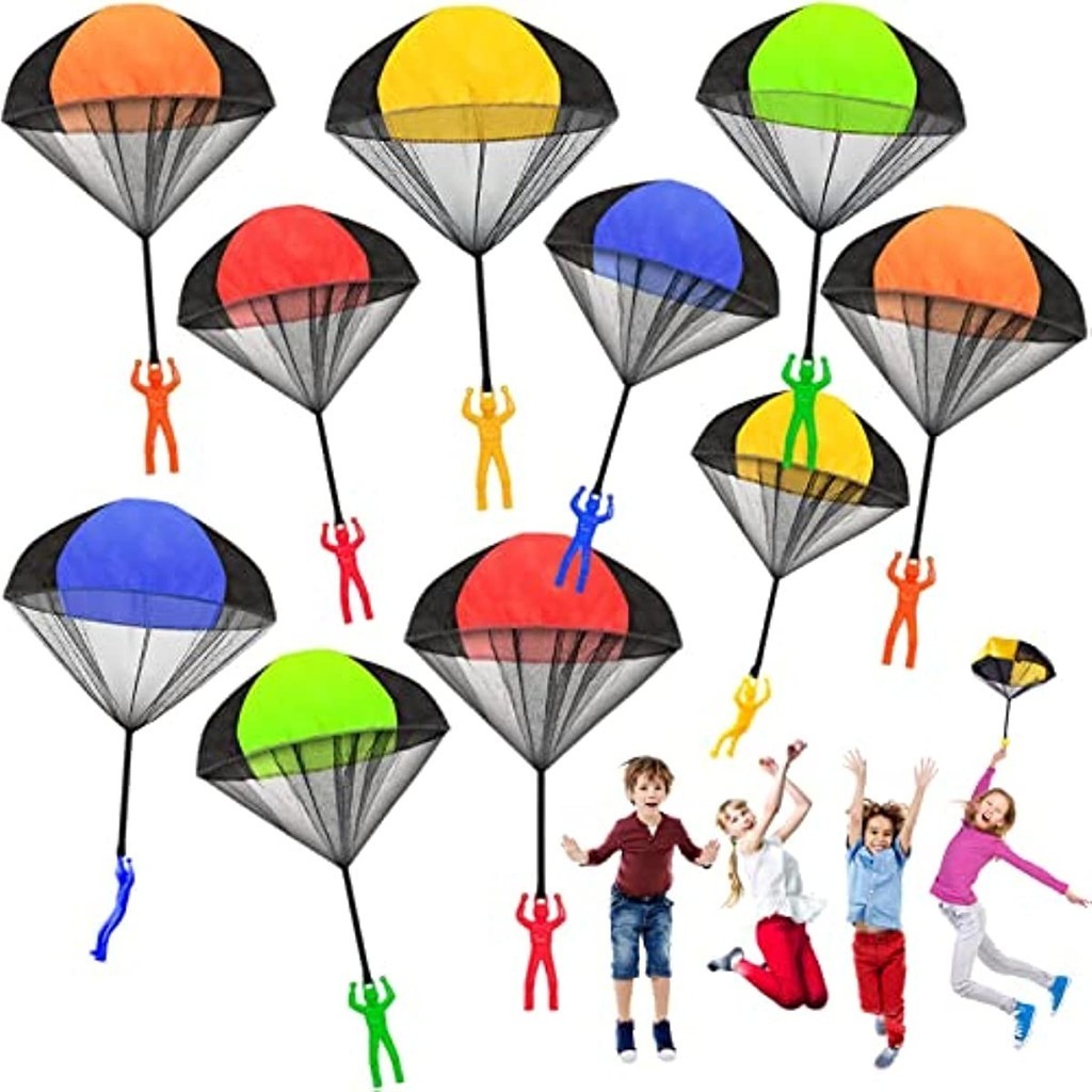 Kids Hand Throwing Parachute Toy Outdoor Funny Toys Game for Children ...
