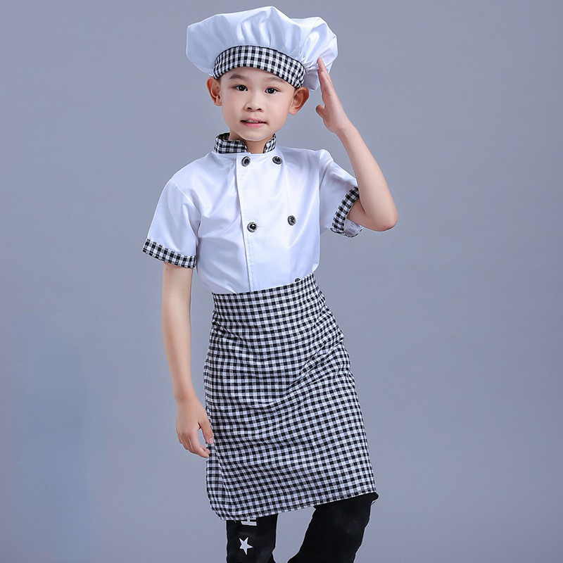 Little Chef Costume for Kids boys girls Kindergarten Chef Professional ...