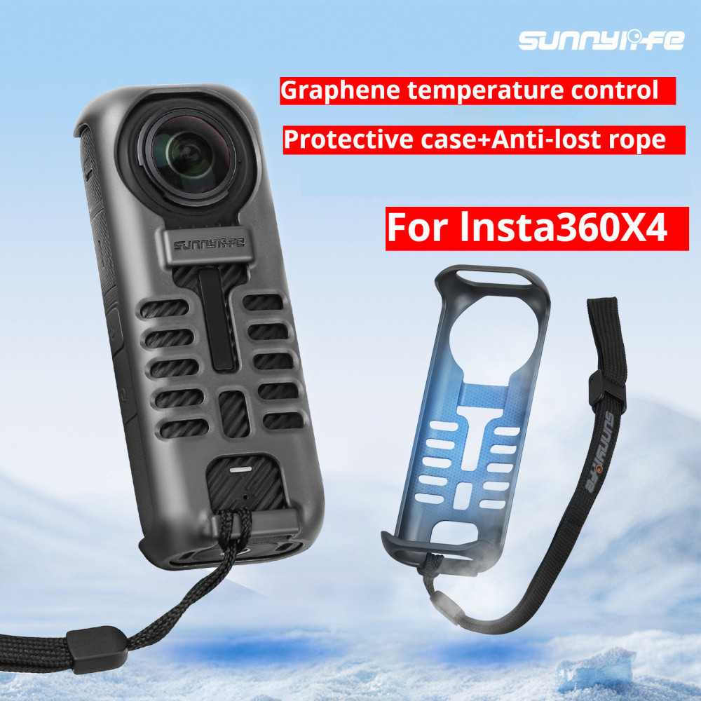 Suitable for Insta360 X4 temperature control case, graphene thermal ...