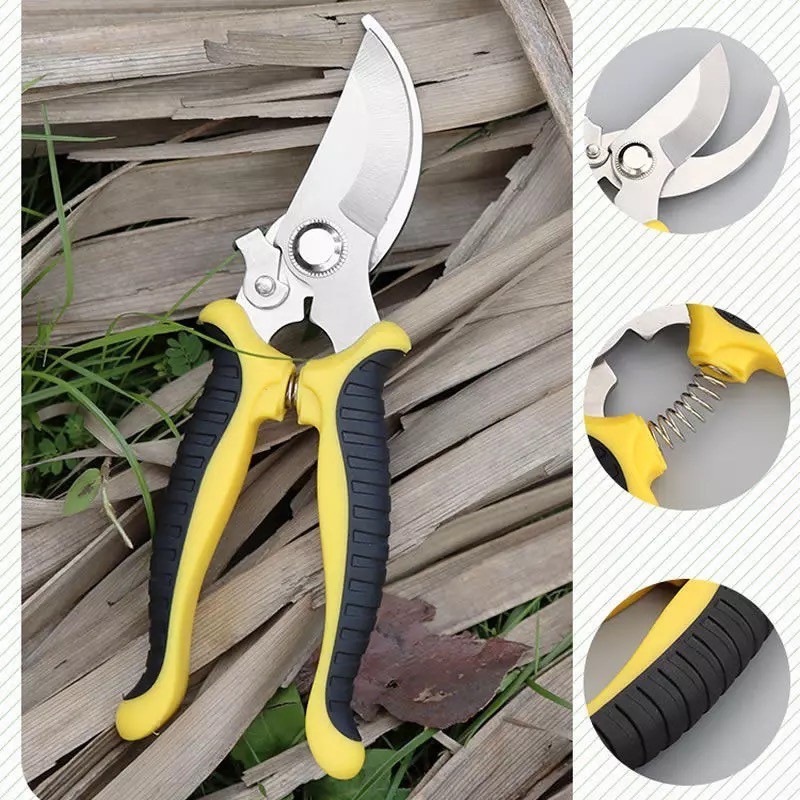 Gardening Pruning Shears High Carbon Steel Scissors Garden Plant ...