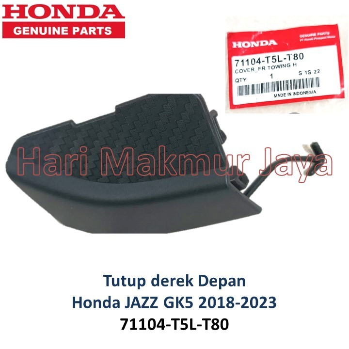 Front bumper tow Cover towing hook Cover Honda JAZZ GK5 2018 2019 2020 ...