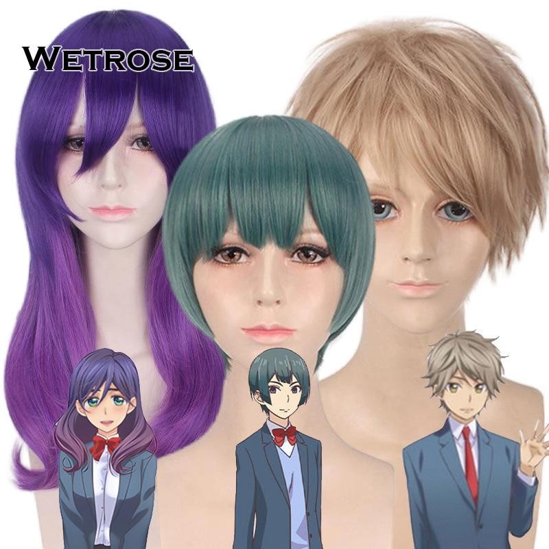 [Wetrose] Kiss Him not me Kae Serinuma Cosplay Costume Purple Cos Wig ...