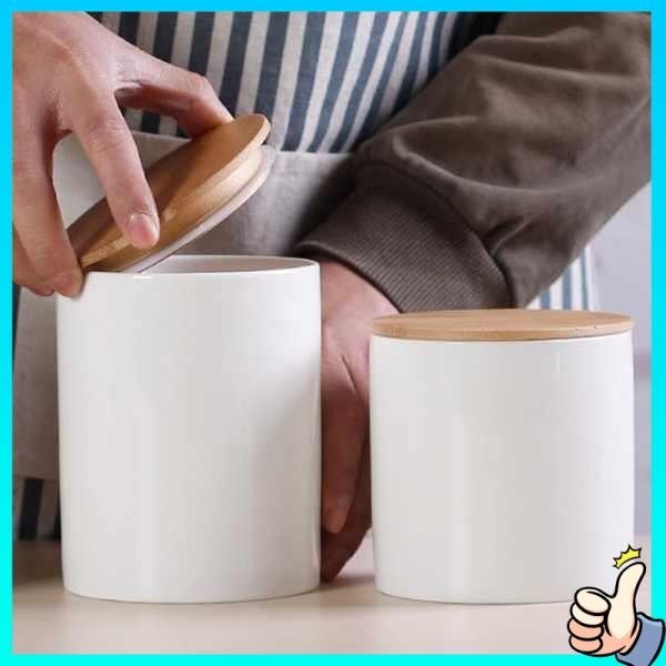 milk storage container container organizer Ceramic Tea Sealed Jar Milk ...