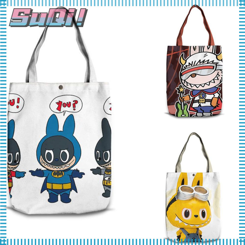 HI-SUQI Labubu Shoulder Bag, High Capacity Printing Labubu Canvas Bag ... HI-SUQI Labubu Shoulder Bag, High Capacity Printing Labubu Canvas Bag ...