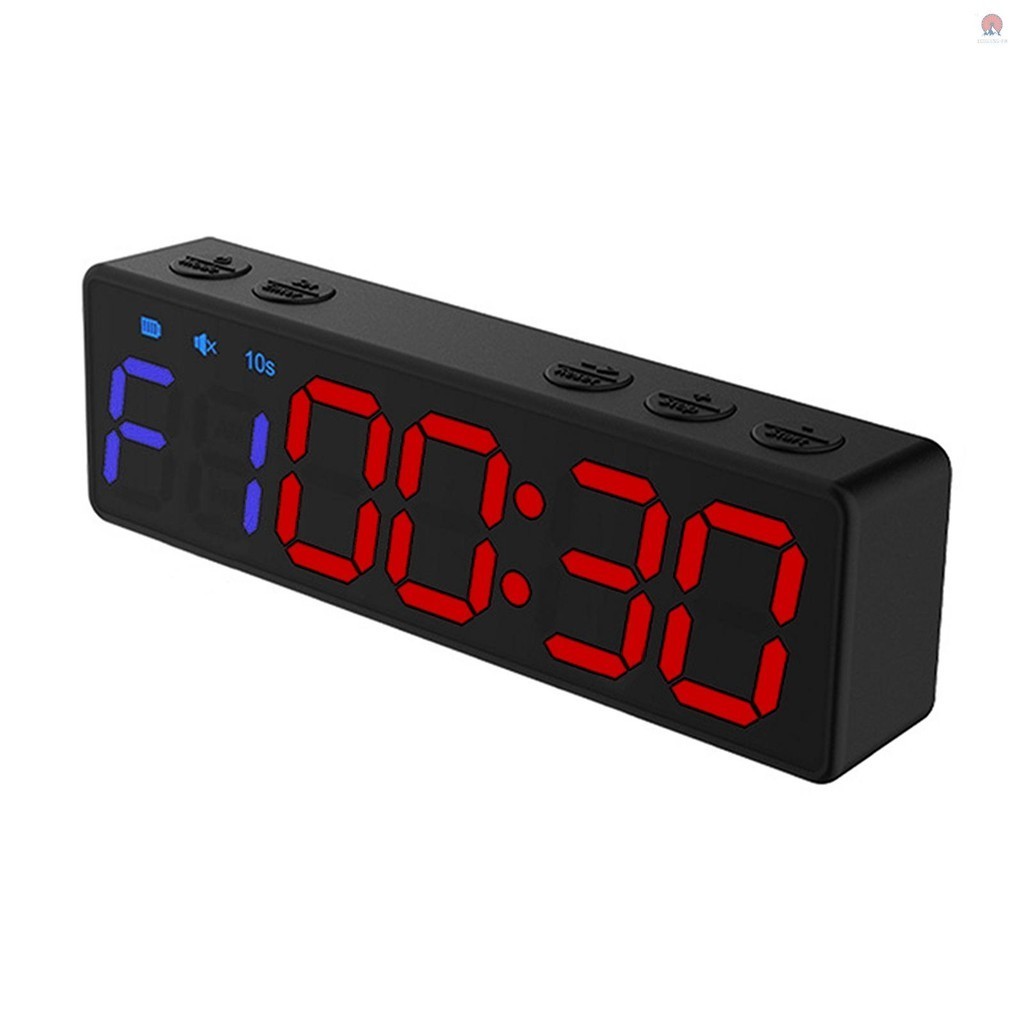 Mini Gym Timer Rechargeable Stopwatch Portable Countdown/up Clock with ...