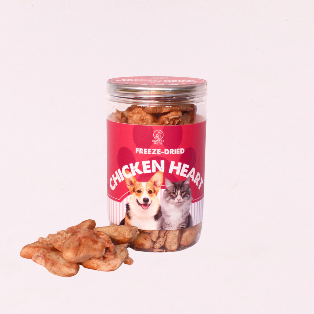 Dapper Pets Freeze-Dried Treats Chicken Heart (80g) | Shopee Philippines