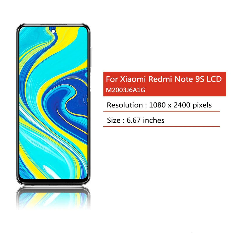 Original LCD For Xiaomi Redmi Note 9 / Note 9S / Note 9 Pro LCD Display ...