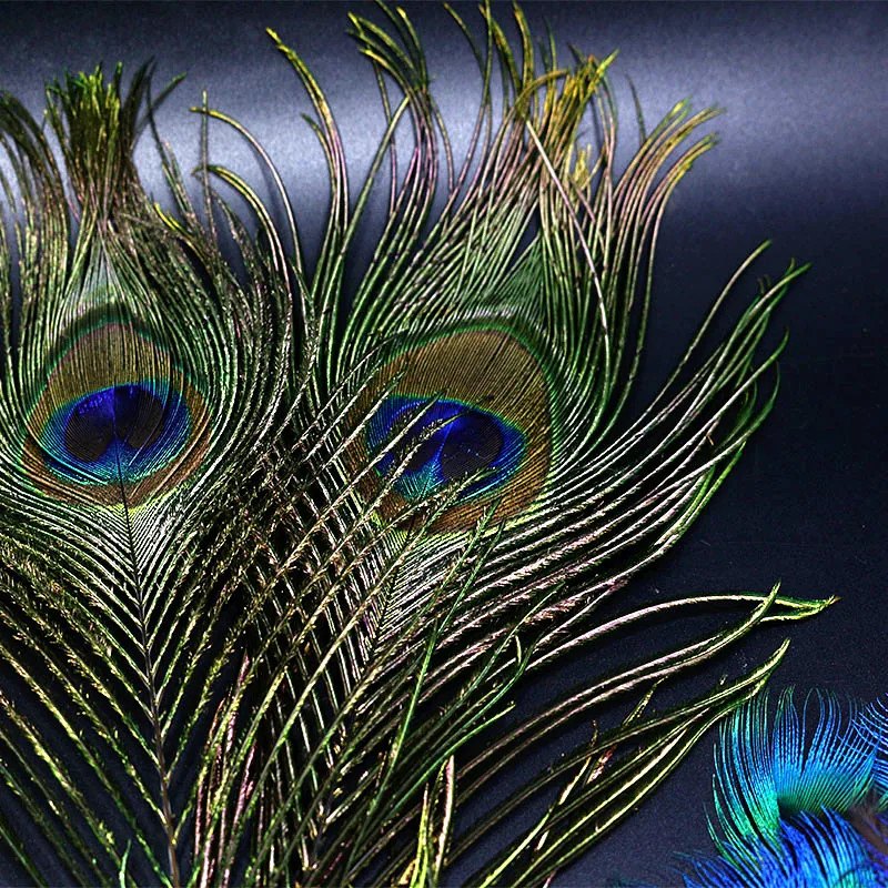 Assorted Blue Peacock Tippets &selected Tail &body Feathers Fly Tying ...