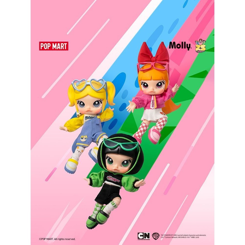 Popmart POPMART MOLLY x Powerpuff Girls Joint Action Figure BJD Doll Mystery Box Toy | Shopee ...