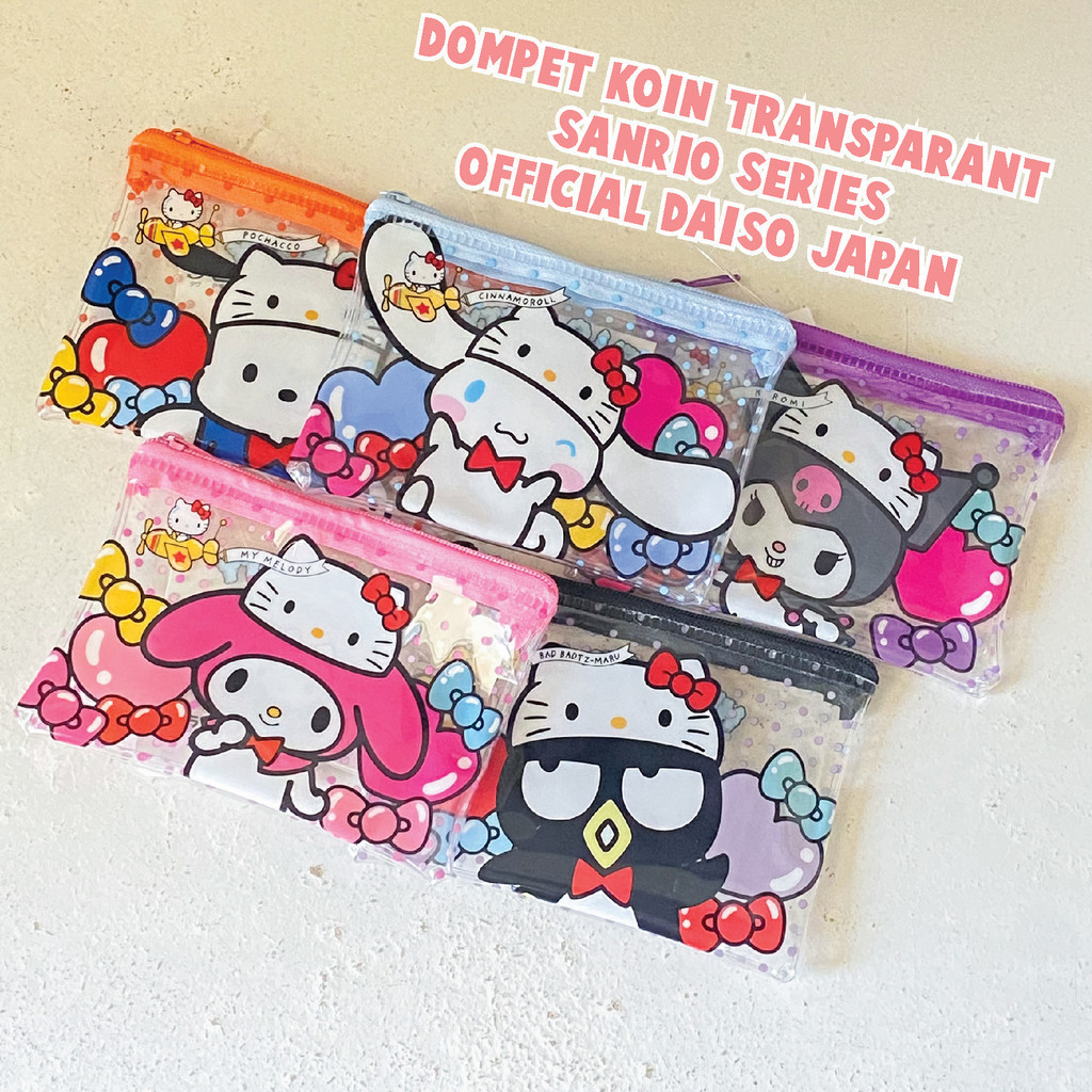 Official TRANSPARANT COIN WALLET SANRIO DAISO JAPAN JAPAN PURSE ...
