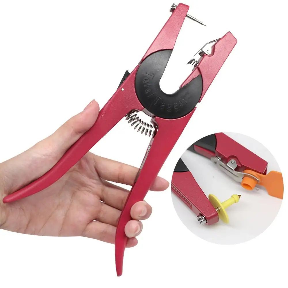 Ear Tag Applicator Goat Sheep Ear tag Clamp Device Ear Thorn Tongs ...