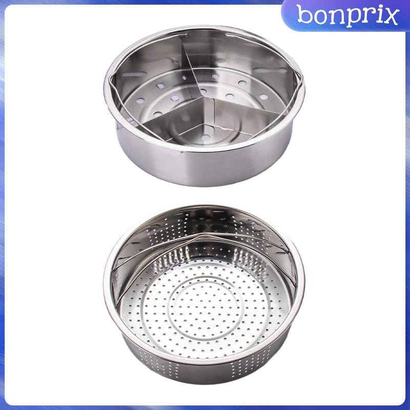 [Bon] Round Vegetable Steamer Basket in Stainless Steel for Cooking ...