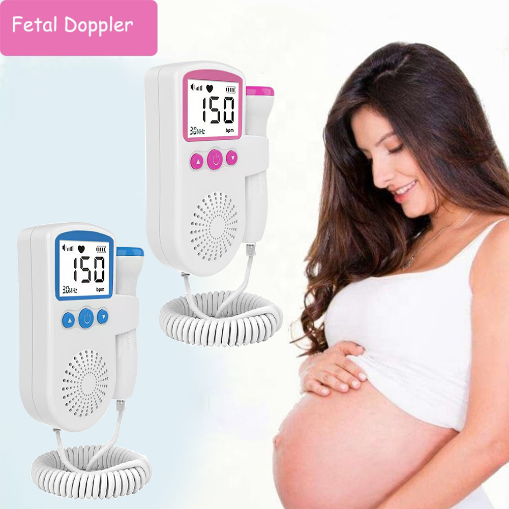 Fetal Doppler Heart Rate Monitor Pregnancy Heart Rate Monitor Home ...