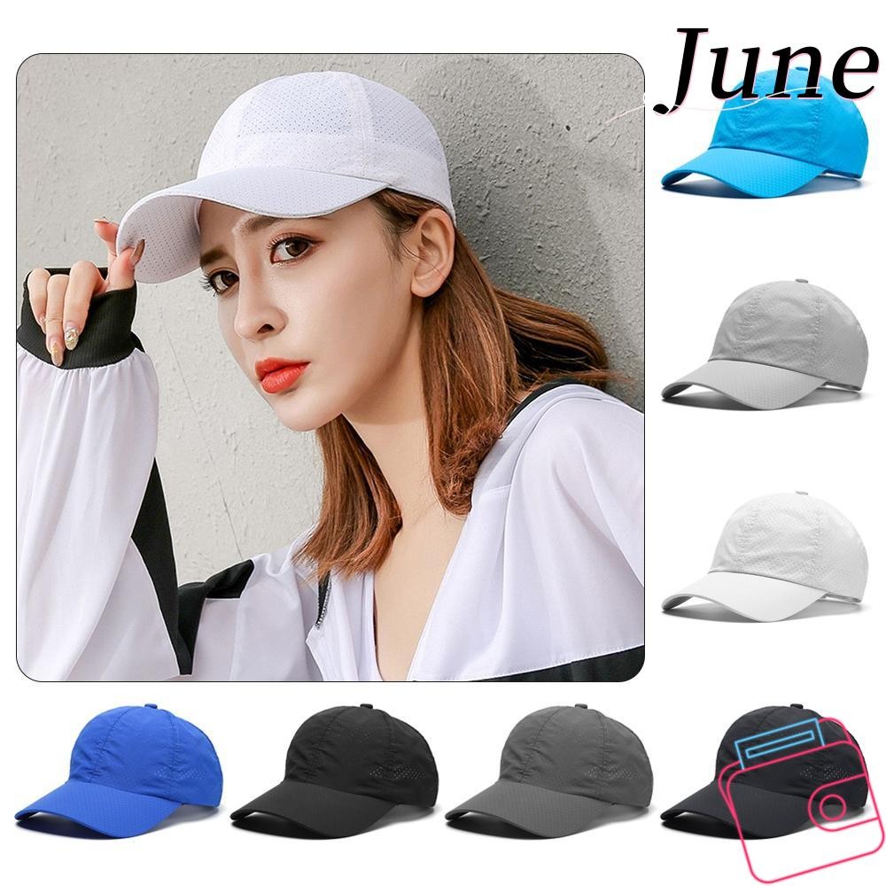 JUNE Sun Hat Men Women Quick Dry Running Golf Tennis Cap | Shopee ...