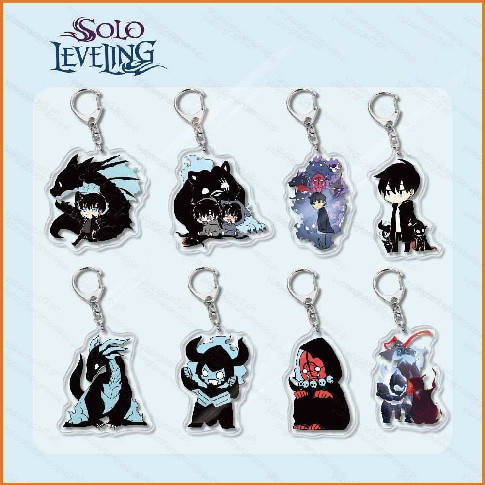 Solo Leveling Anime Figure acrylic keychain Sung Jin-woo Sung Jin-ah ...