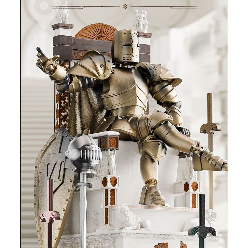 Medieval Roman Armor Knight Movable Joint Assembly Model Doll Toy ...