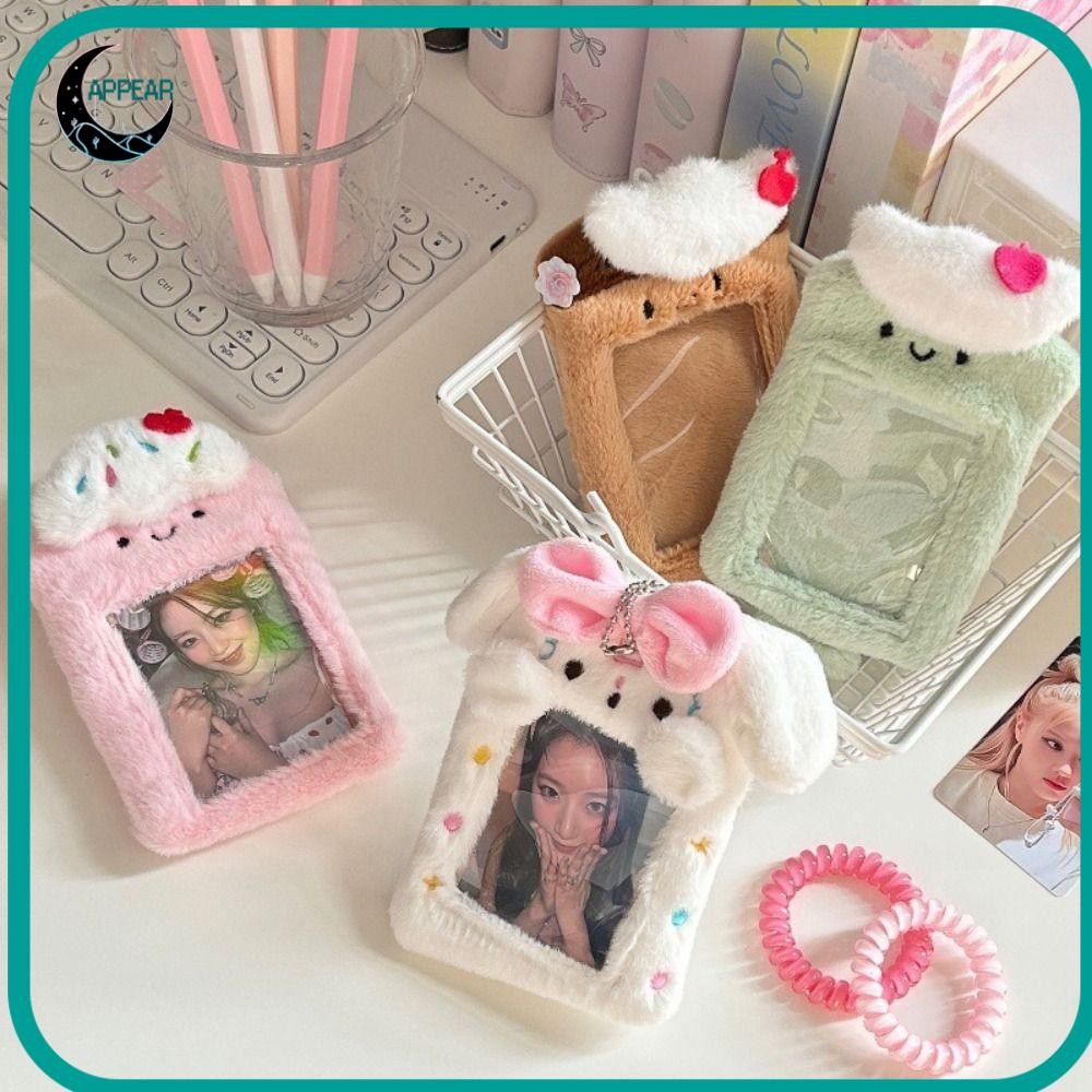 APPEAR Cartoon Photocard , Cute Furry Photo Card Holder, Creative Plush ...