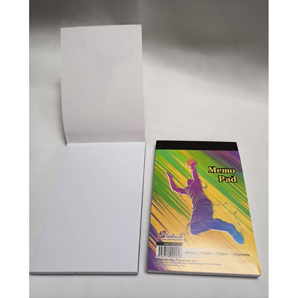 Memo Pad Book (Pocket Size) 83mm x 125mm (100's/Book) | Shopee Philippines