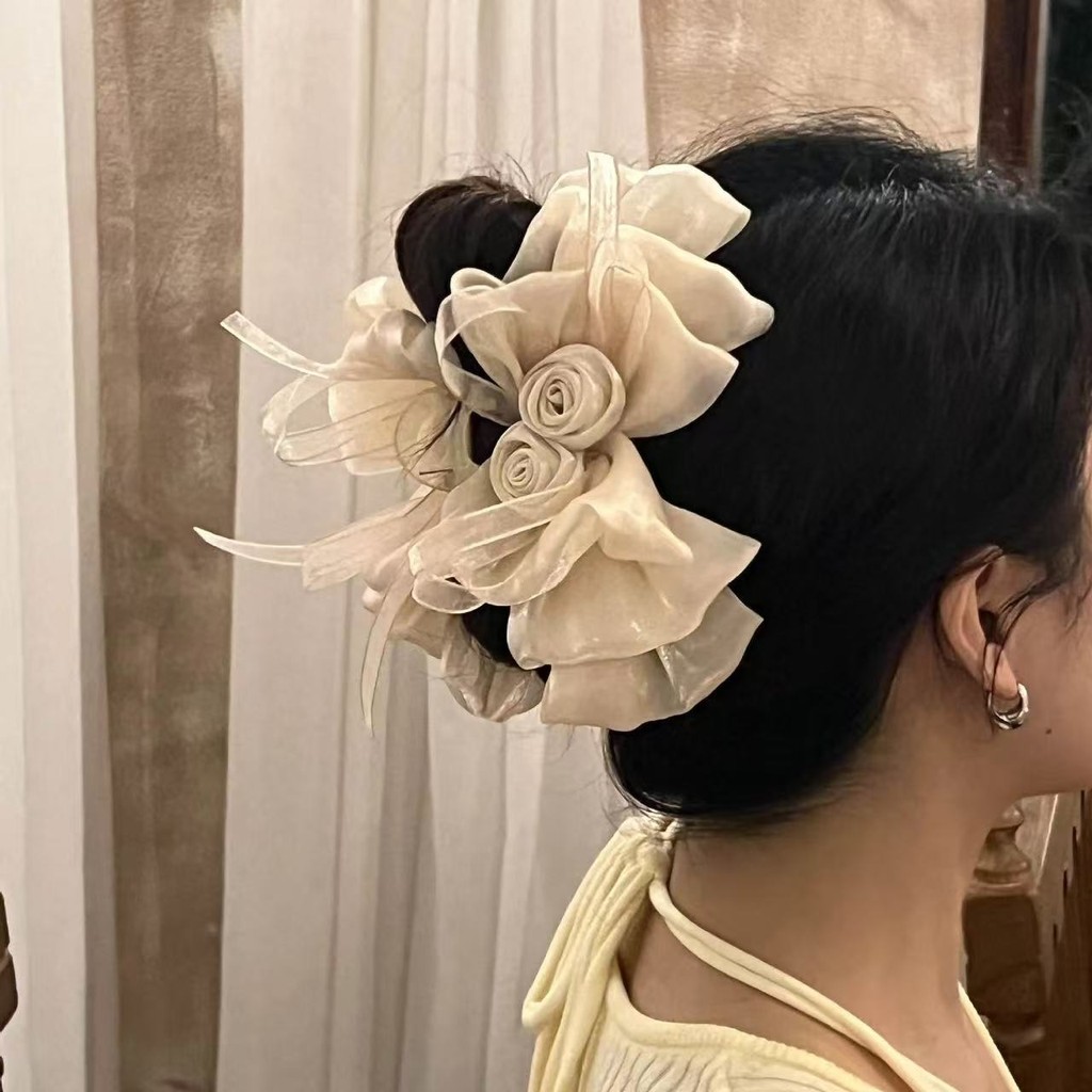 2025 Rose Large Bow Streamer Clamp Female | Shopee Philippines