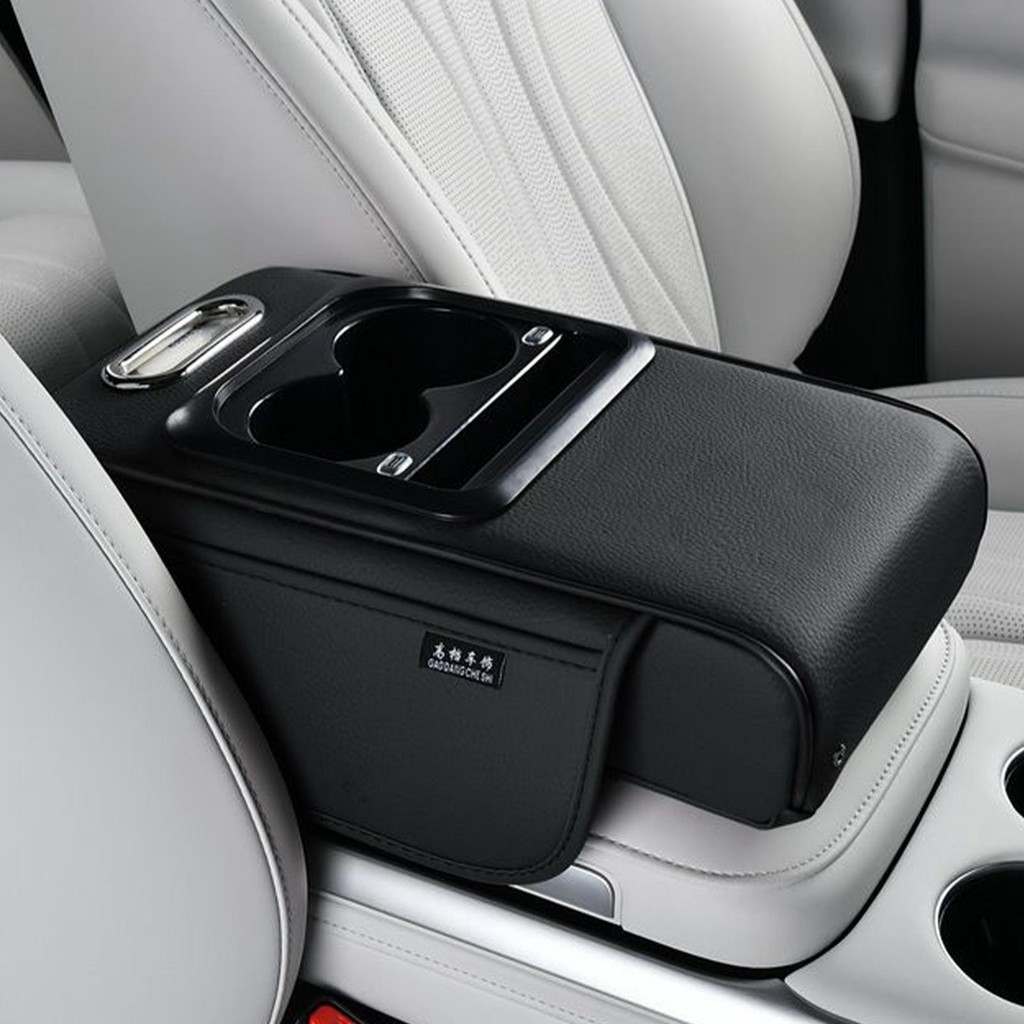 Car Armrest Pad Center Console Elbow Rest Pad Elastic Belt Design ...
