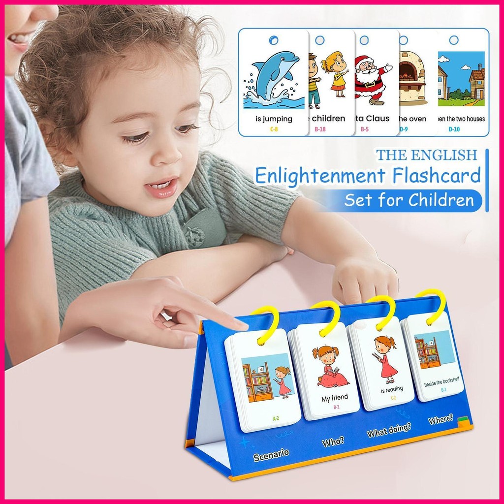 Kids Flash Cards 80X Phonics Game Letter Sounds Interactive English ...