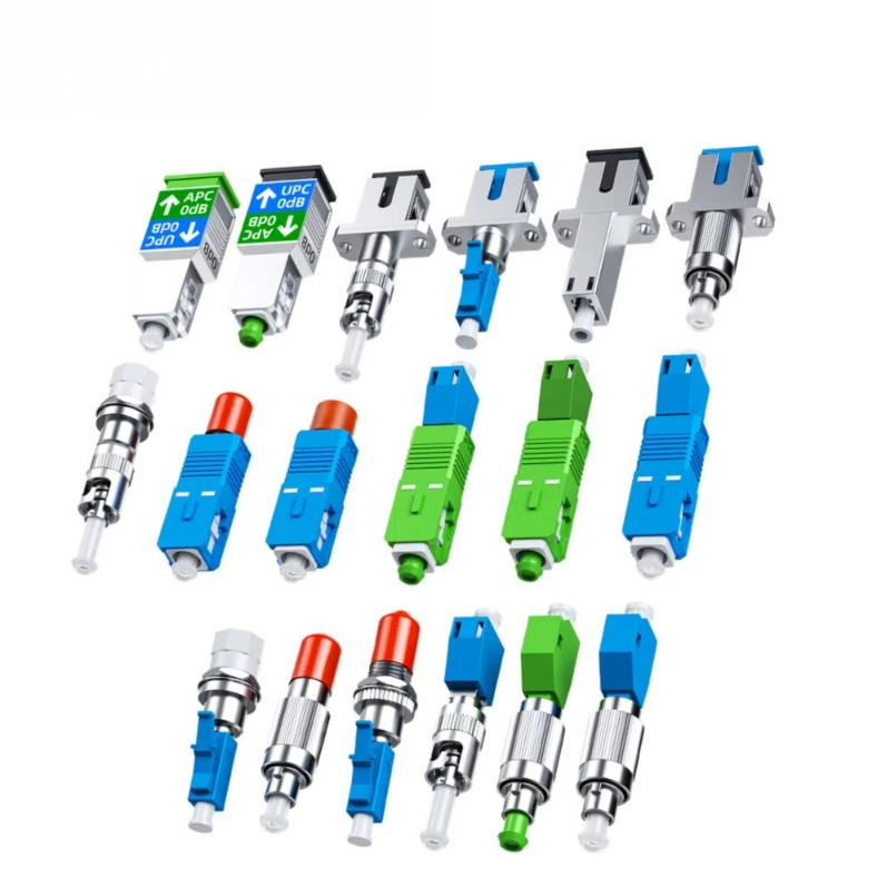 FC SC LC ST Male to Female Fiber Optic Connector FTTH Singlemode ...