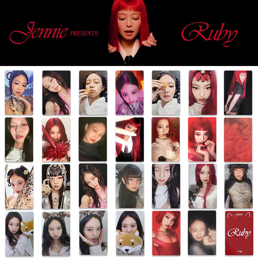 Kpop JENNIE Small Card RUBY Album JANE ZEN Small Card EVERLINE Special ...