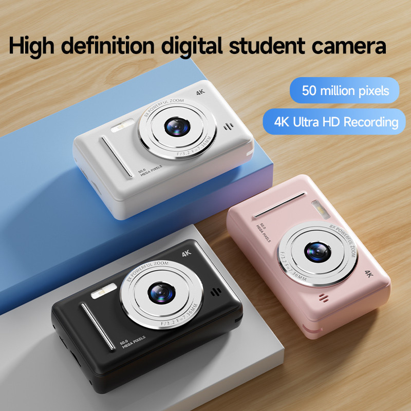 4K Digital Retro Camera With 50 Million Ultra HD Pixels Auto Focus CCD ...