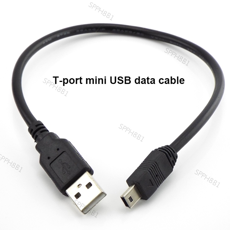 Usb Male To Mini 5P Usb T Port Connectors Wire Power Charging Data ...