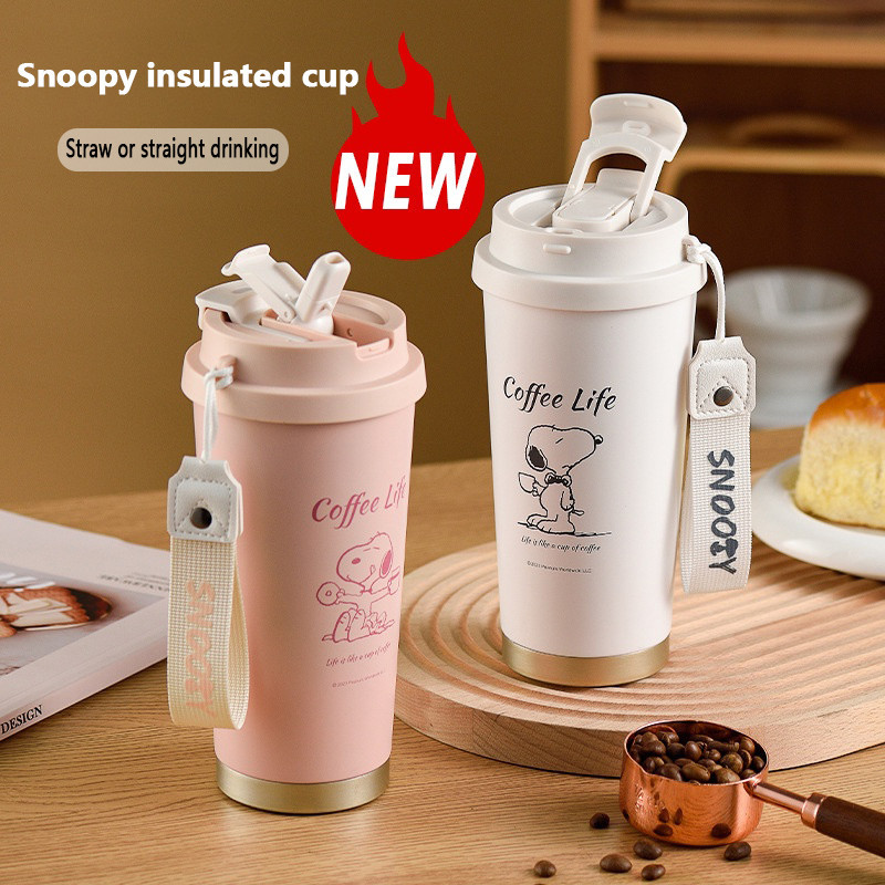 MQ 2023 New Style Snoopy 316 Stainless Steel Water Cup Portable ...