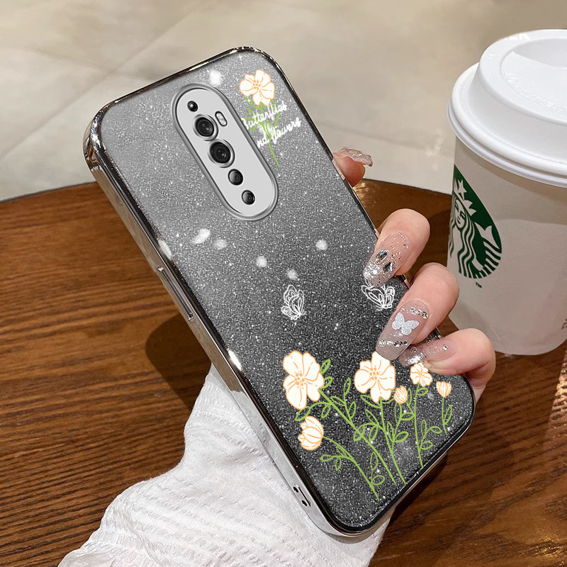 Casing OPPO Reno 2F Reno 2 Phone case blooms with beautiful flowers ...