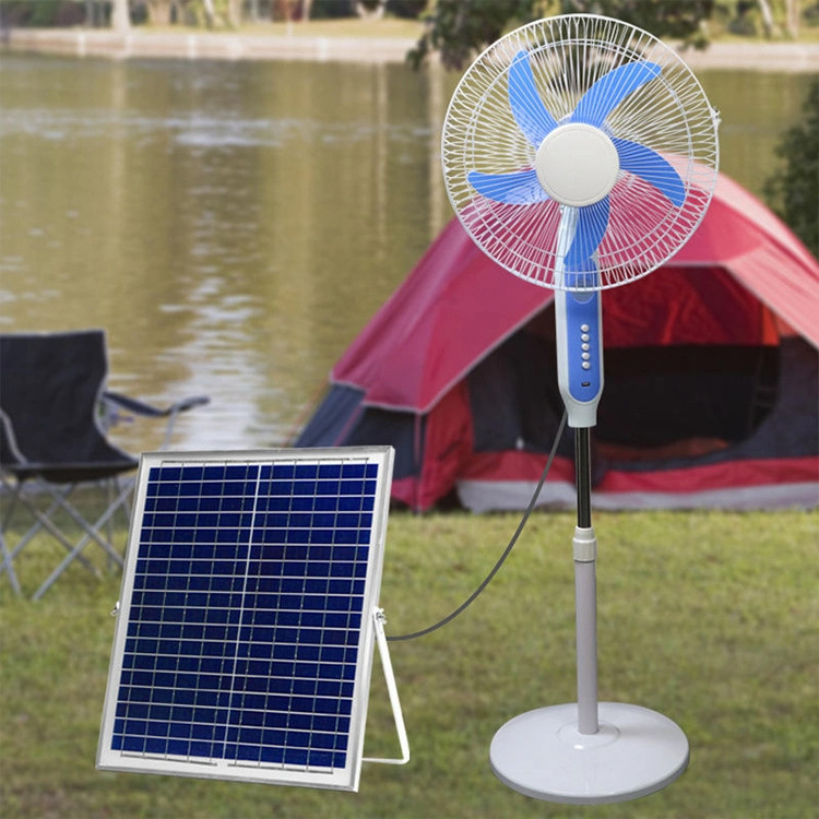 Mimi Solar Electric Fan Floor Standing Portable Solar Powered ...