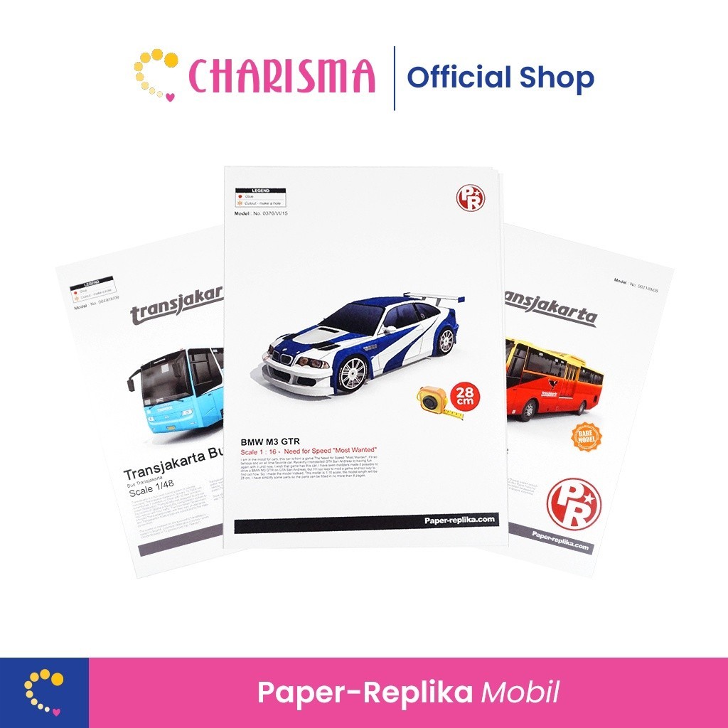 Charisma Papercraft DIY Car Motif Paper Patterns - Creation Paper Art ...